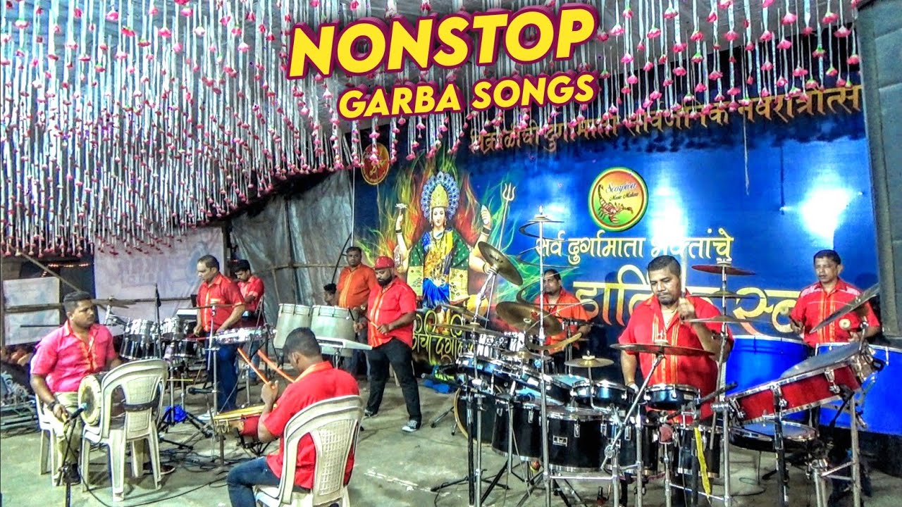 Nonstop Garba Songs🔥 | Scorpion Music Makers | Vikhroli Chi Durgamata ...