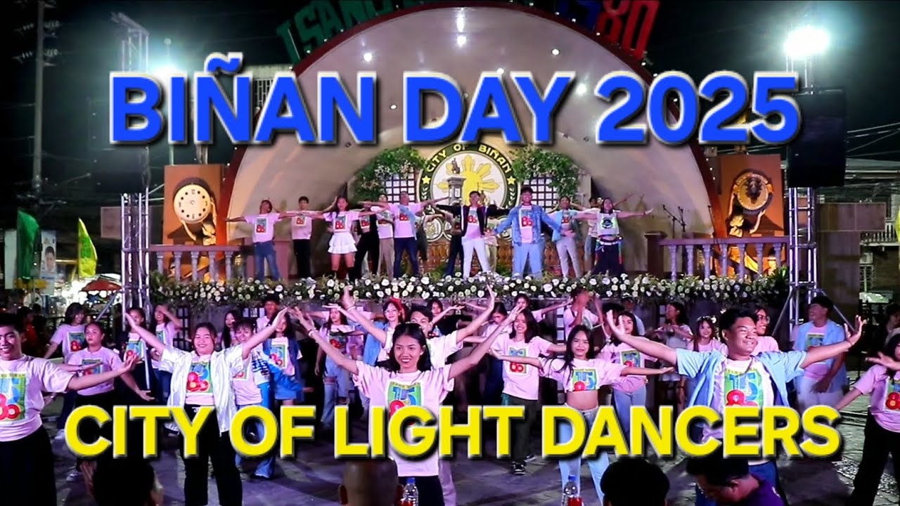 City of Light Dancers | Biñan Day Concert 2025 - YouTube