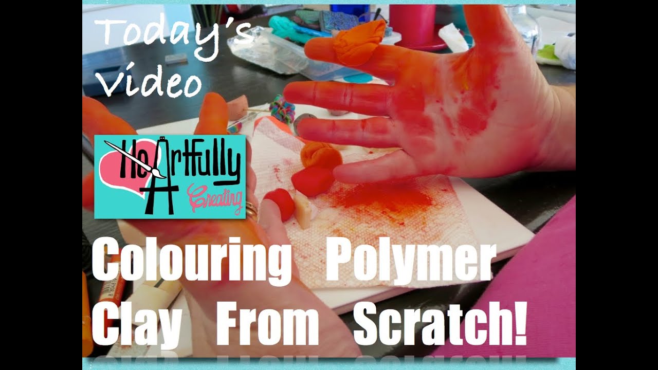 My Polymer Clay Journey: Mixing Your Own Colours from Scratch - YouTube