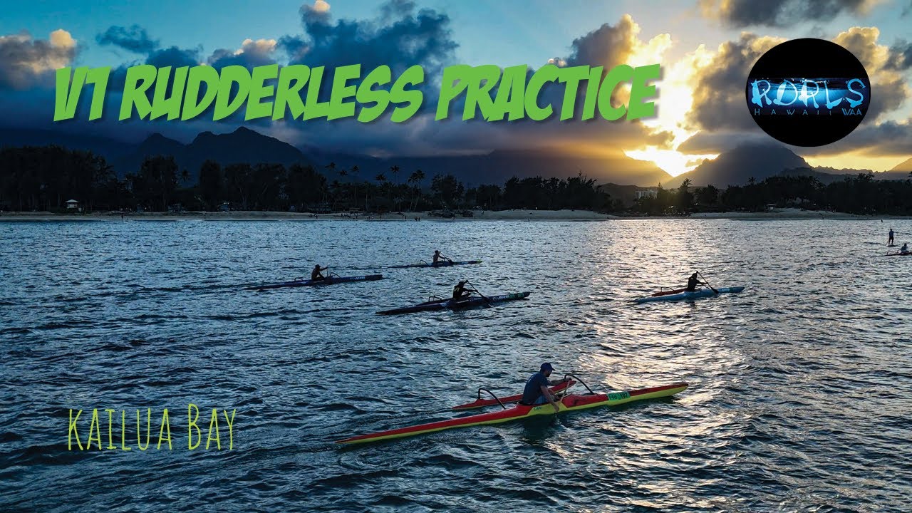 V1 Rudderless Canoes on Kailua Bay - YouTube