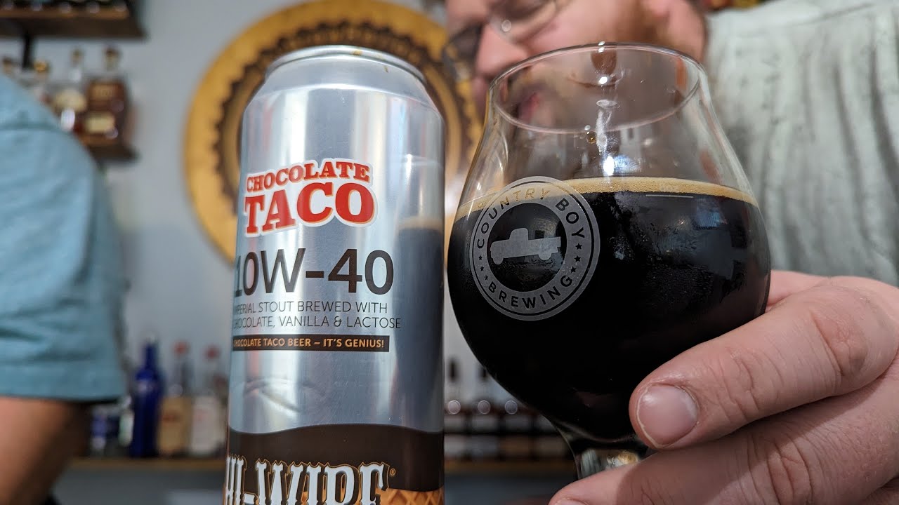 Hi-Wire Chocolate Taco 10W-40 Imperial Stout Review! - YouTube