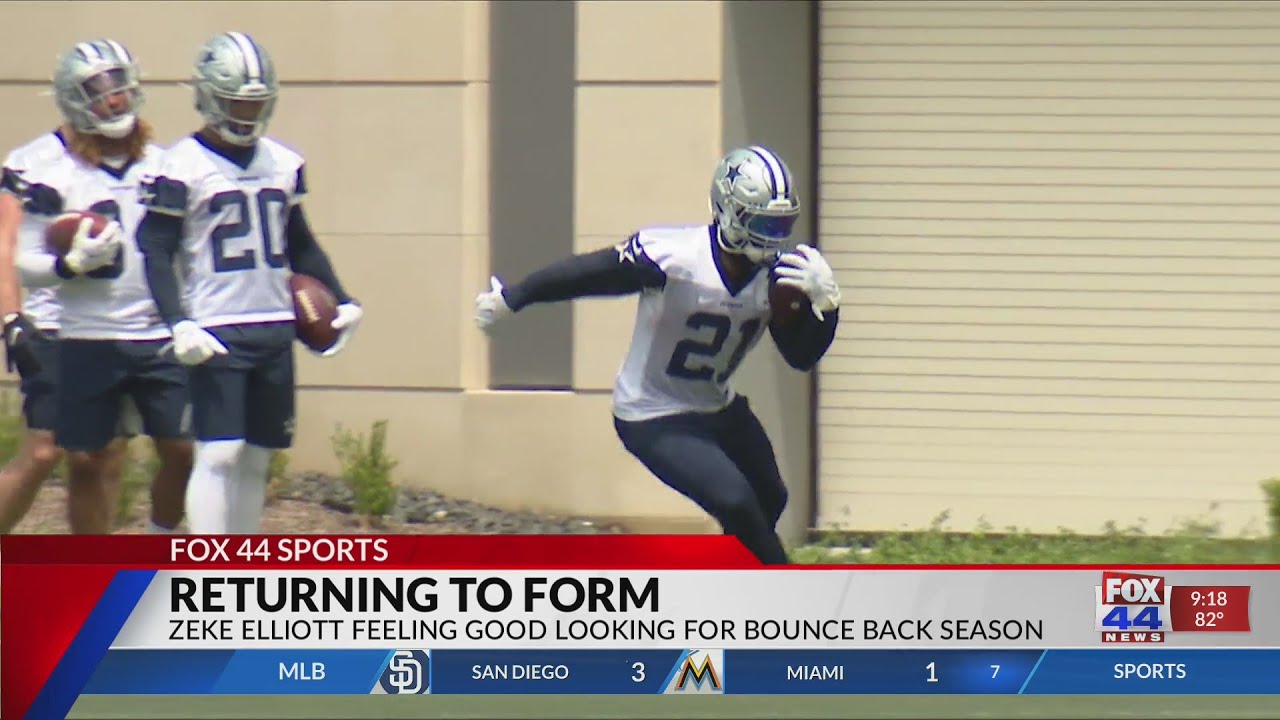 Zeke Elliott on the Practice Field - YouTube