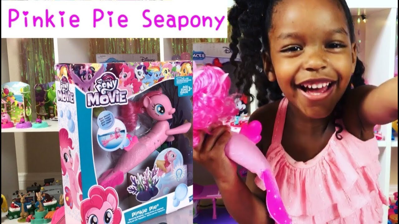 My Little Pony The Movie Pinkie Pie Swimming Seapony Figure - YouTube