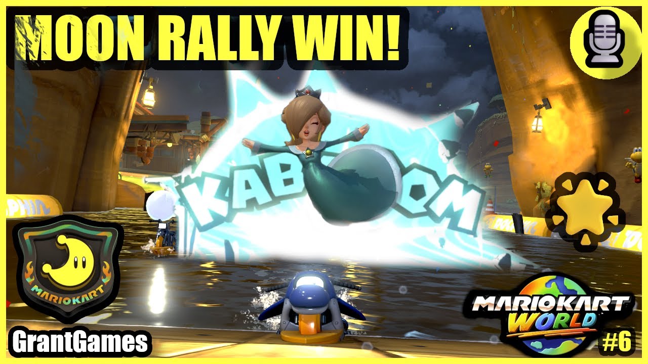 Rosalina's Moon Rally Debut: Close Calls and Epic Dodges in Mario Kart ...