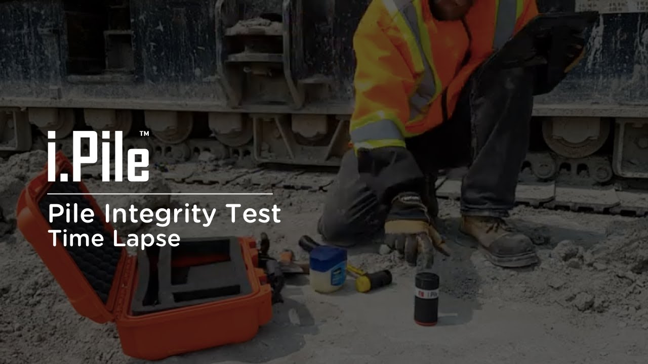 Pile Integrity Test Timelapse |iPile 2 - YouTube