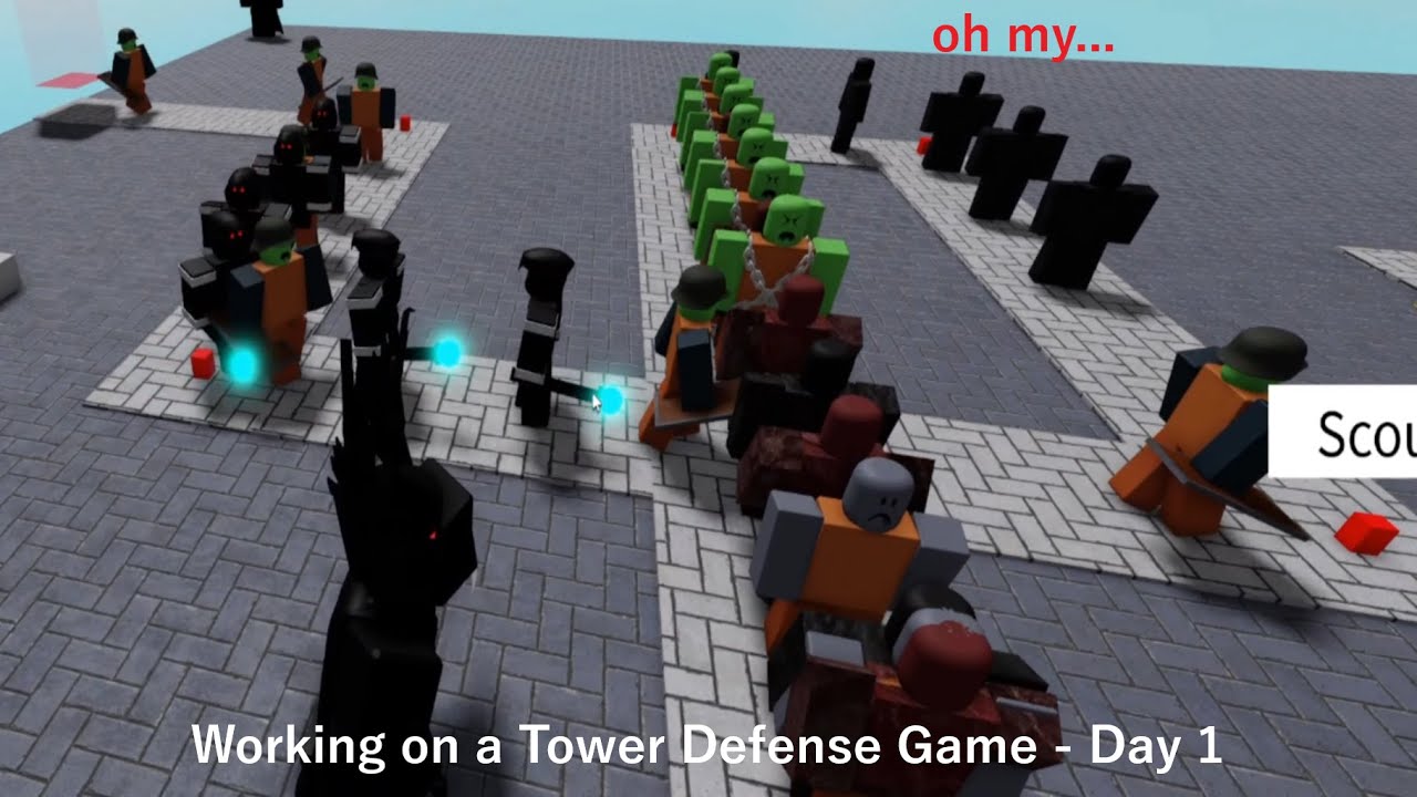 Working on a Tower Defense Game - Day 1 - YouTube