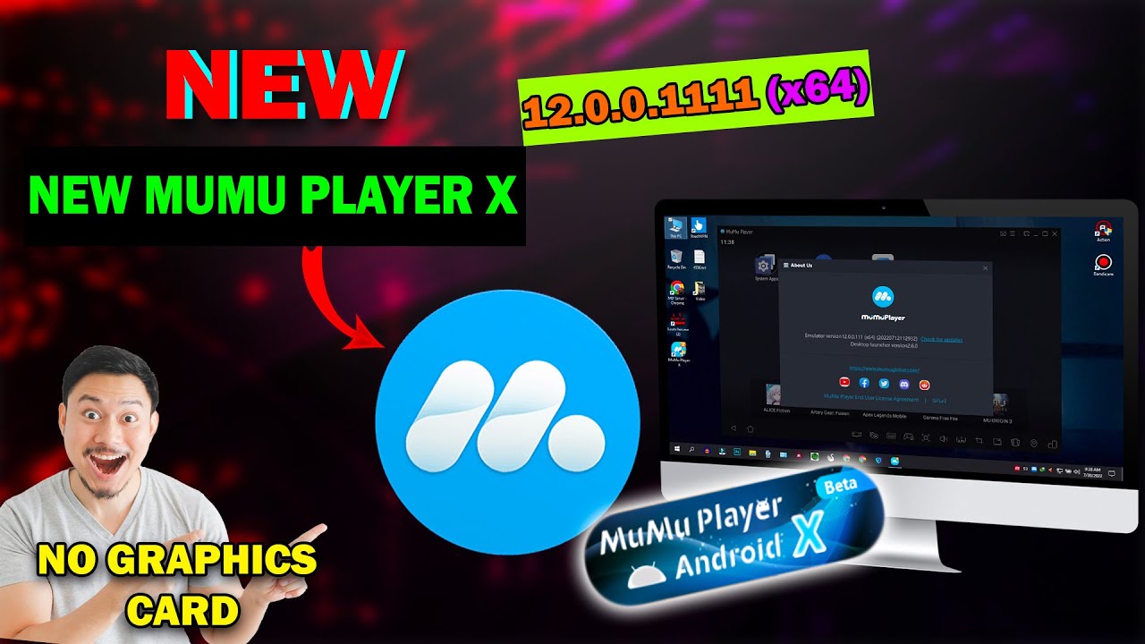 NEW MUMU APP PLAYER X BEST EMULATOR FOR FREE FIRE LOW END PC - 1GB RAM ...