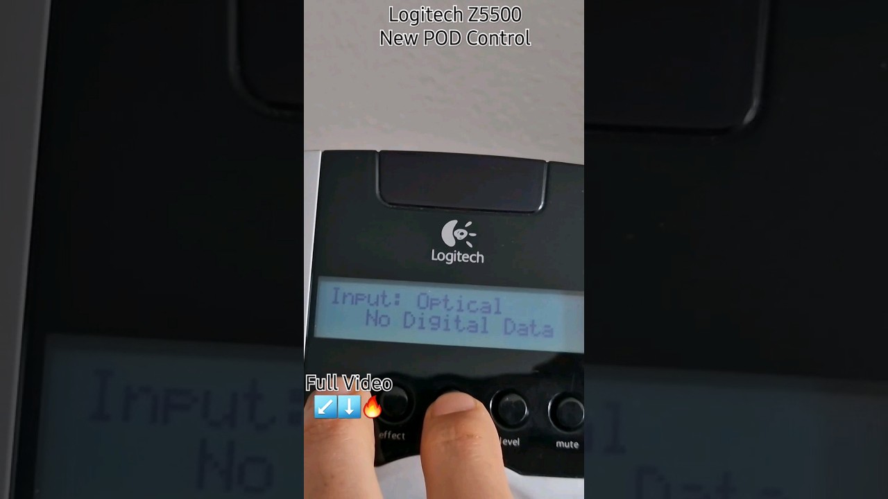 New POD Control Logitech Z5500 ( Firmware 4.0.1) - YouTube
