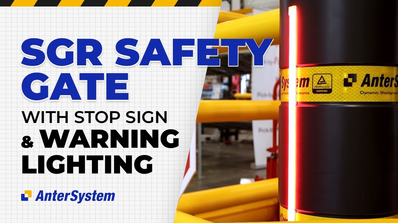 SGR Safety Gate with stop sign & warning lighting from Anter System ...