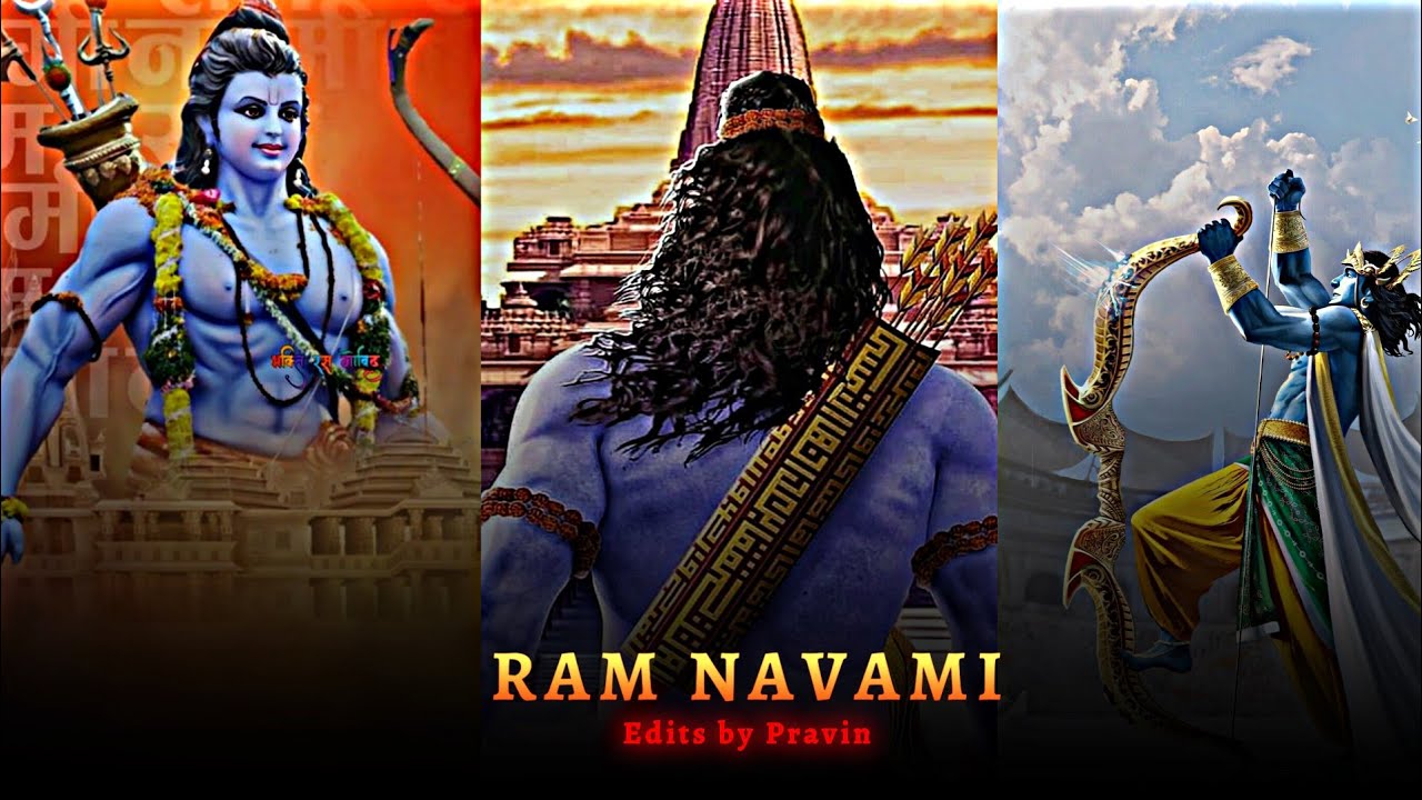 Ram Navami 4k Fullscreen Status🚩 || Shree Ram Janki 4k Status🚩 ...