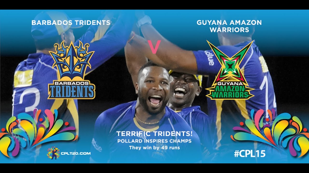 Game 1 Highlights - Tridents vs Amazon Warriors | #CPL15 - YouTube
