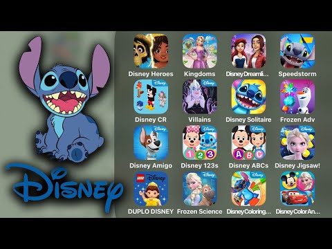 All DISNEY iOS/Android: Disney Heroes,Magic Kingdoms,Dreamlight Valley,Speedstorm,Where Is My Water