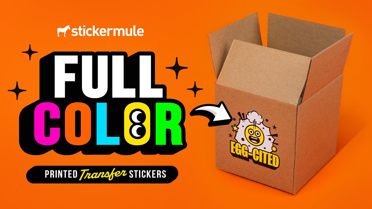 Print transfer stickers in full color! - YouTube