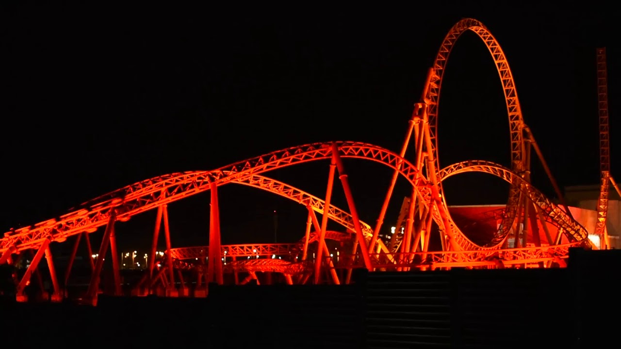 Roller Coaster | Motiongate Dubai - YouTube