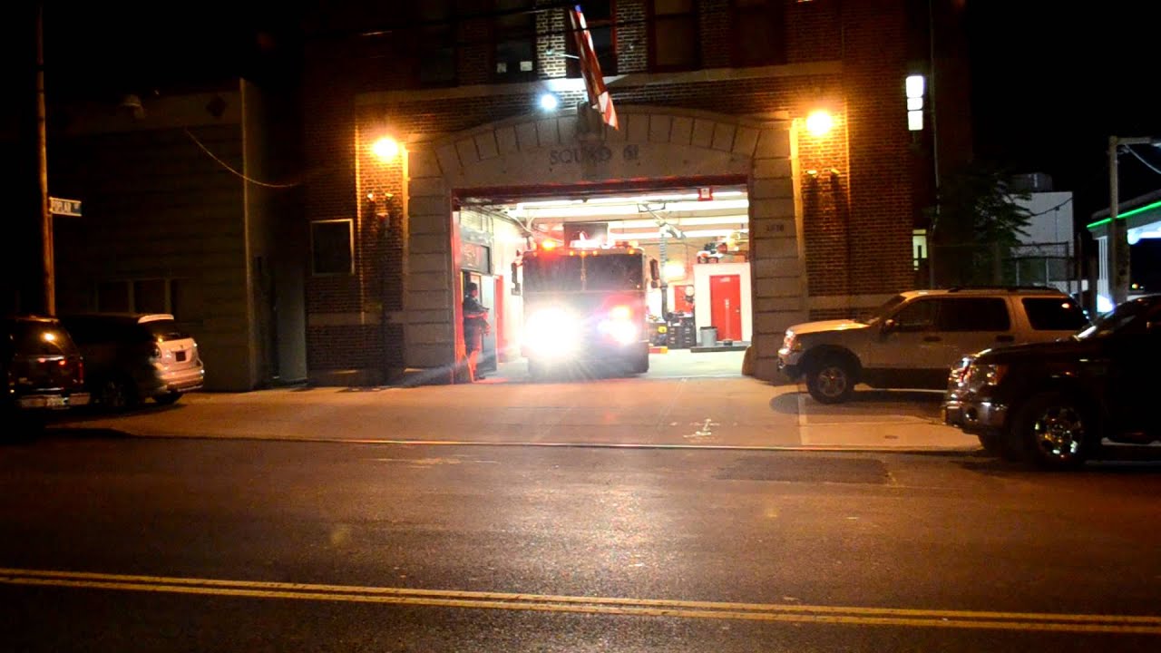 FDNY Bronx, Squad 61 & Engine 97 Responding HD - YouTube