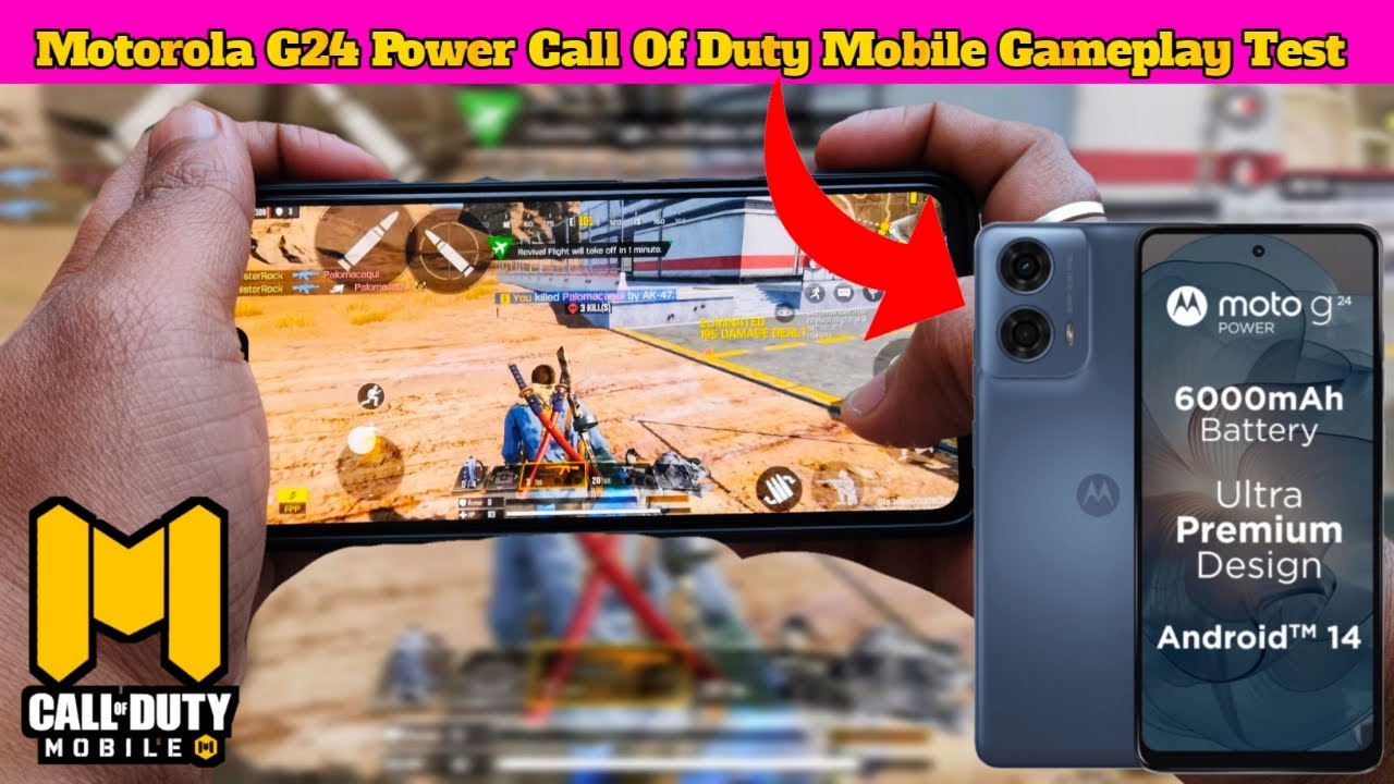 Motorola G24 Power Call Of Duty Mobile Gameplay Test|Moto G24 Power Cod ...