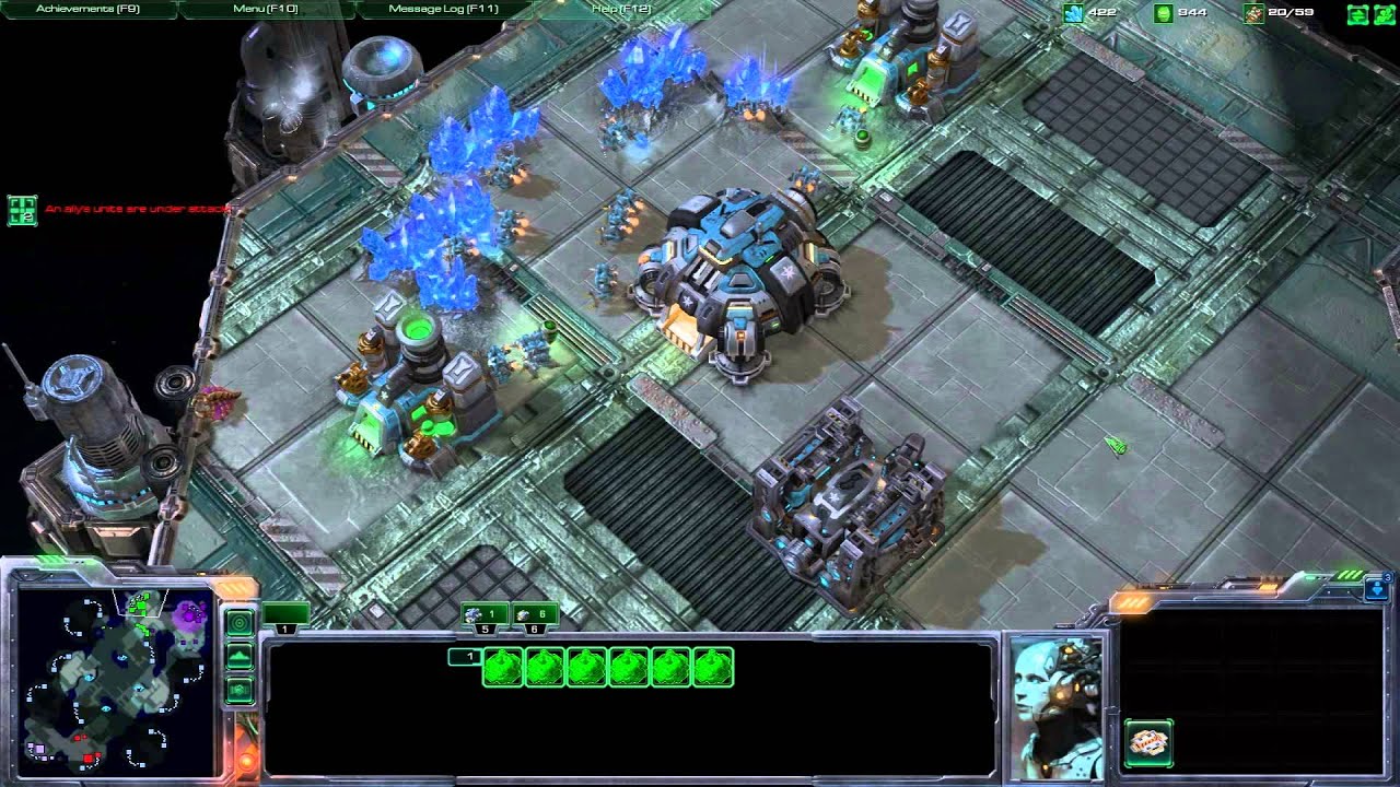 StarCraft II: Battle 1 (Part 1) - YouTube