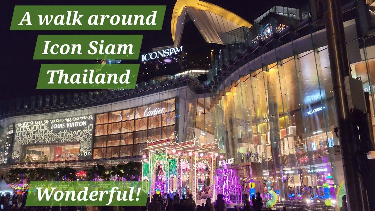 A walk around Icon Siam in Thailand. - YouTube
