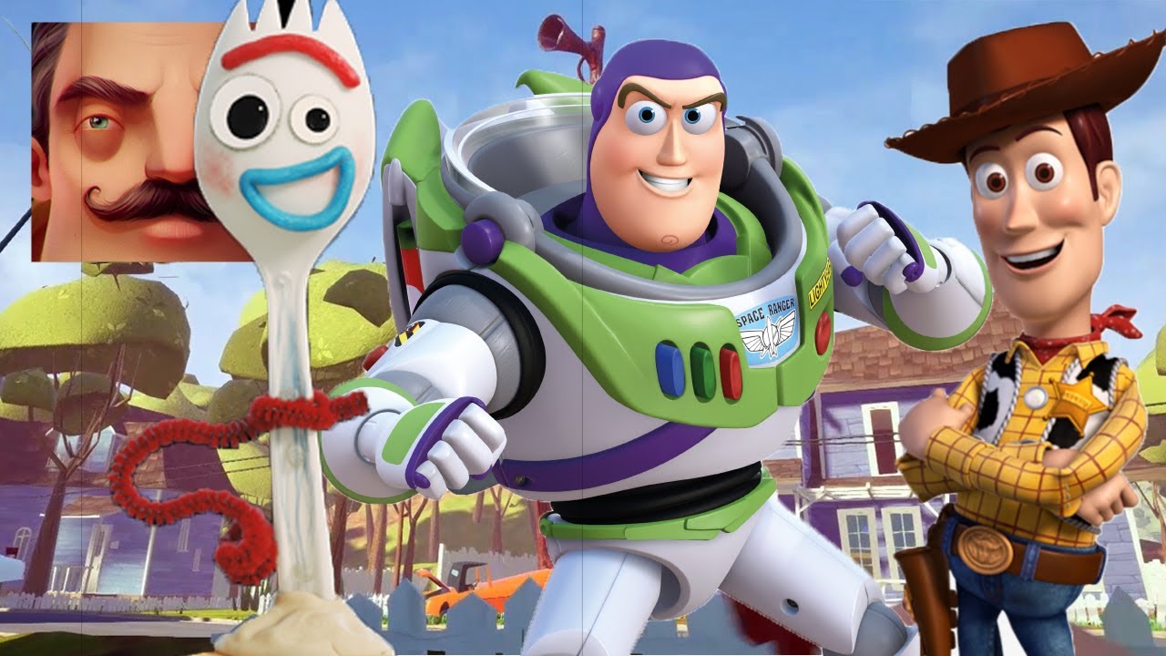 Hello Neighbor - My New Neighbor Buzz Lightyear Forky Woody History ...