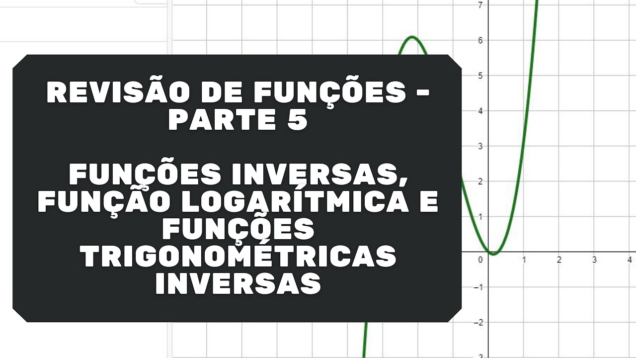 Aula 5 - Revisão de Funções Parte 5 - Funções Inversas - Cálculo ...