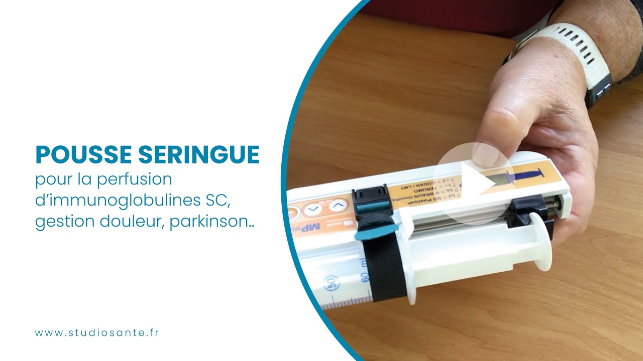 Pousse seringue SMD pour perfusion (Tutoriel) - YouTube