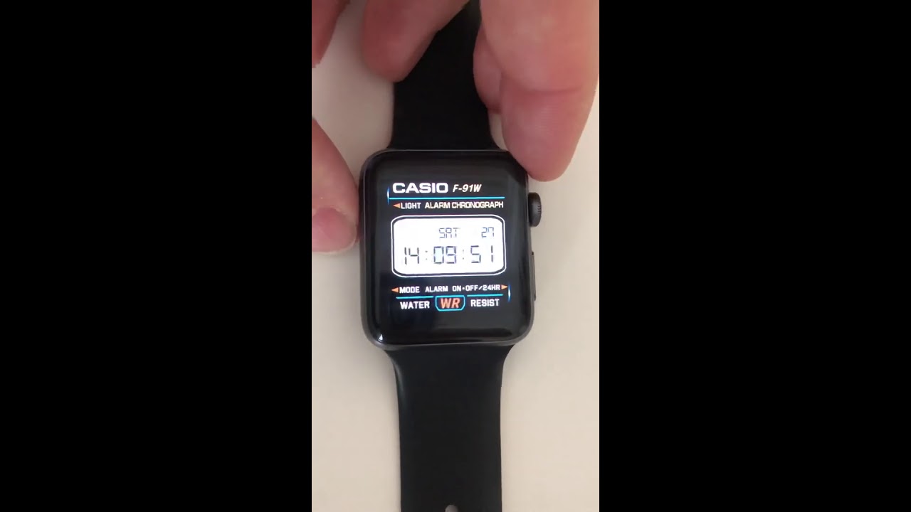 Apple Watch Face - Casio - YouTube