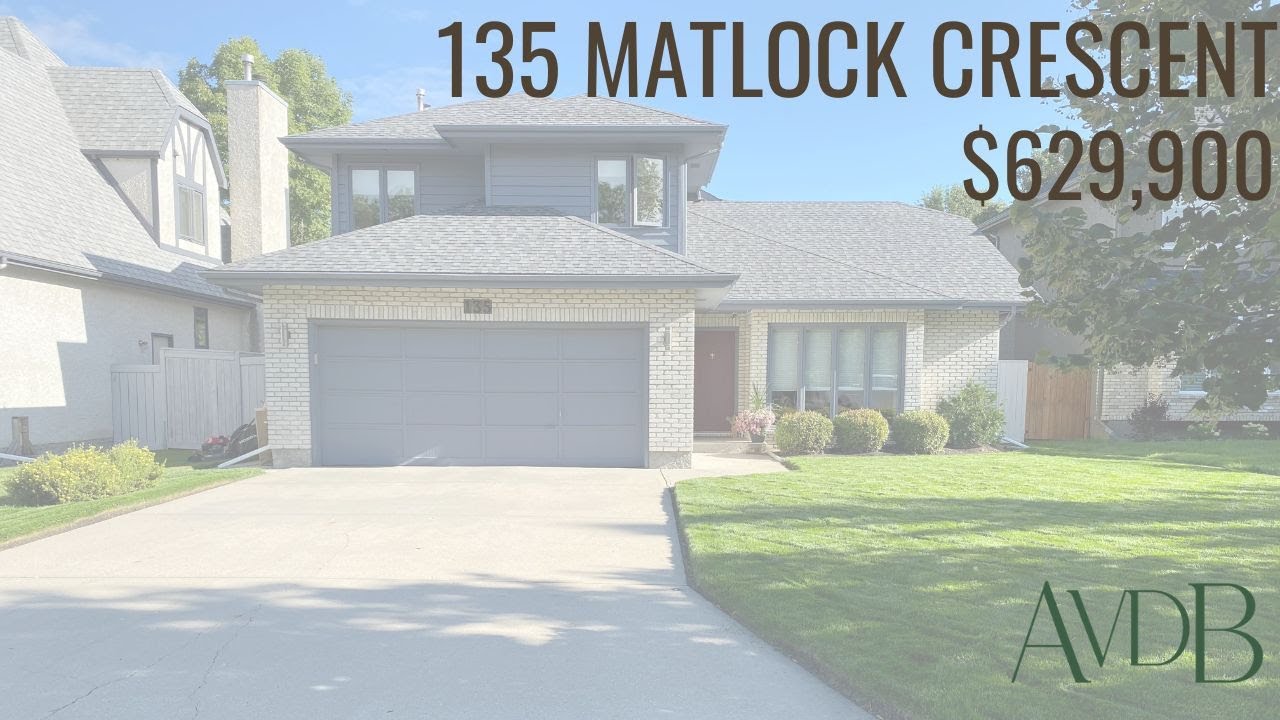 135 Matlock Crescent - $629,900 - Charleswood - YouTube