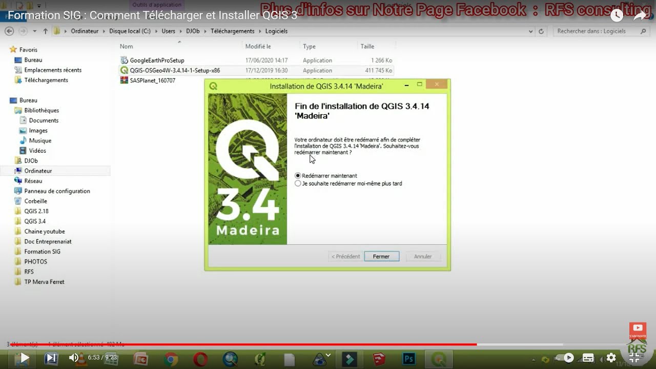 Formation SIG : Comment Télécharger et Installer QGIS 3 - YouTube