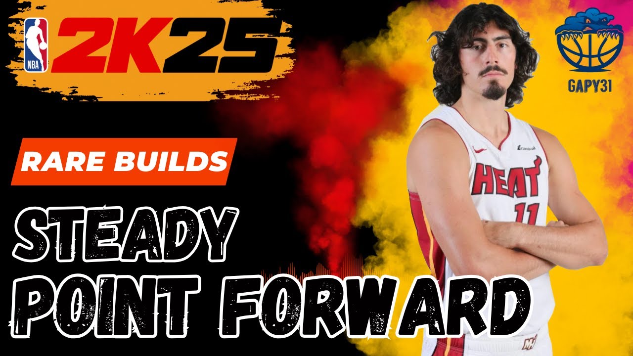🔥 NBA 2K25 - RARE Steady Point Forward Build! 🔥 (build no. 1) - YouTube