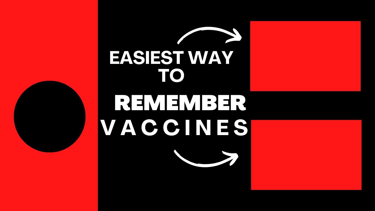 EASIEST WAY TO REMEMBER VACCINES BY DR ANSHU| MNEMONICS FOR VACCINES ...