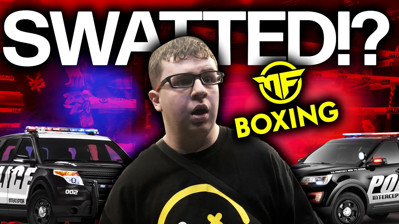 I Got SWATTED At Misfits Boxing! - YouTube