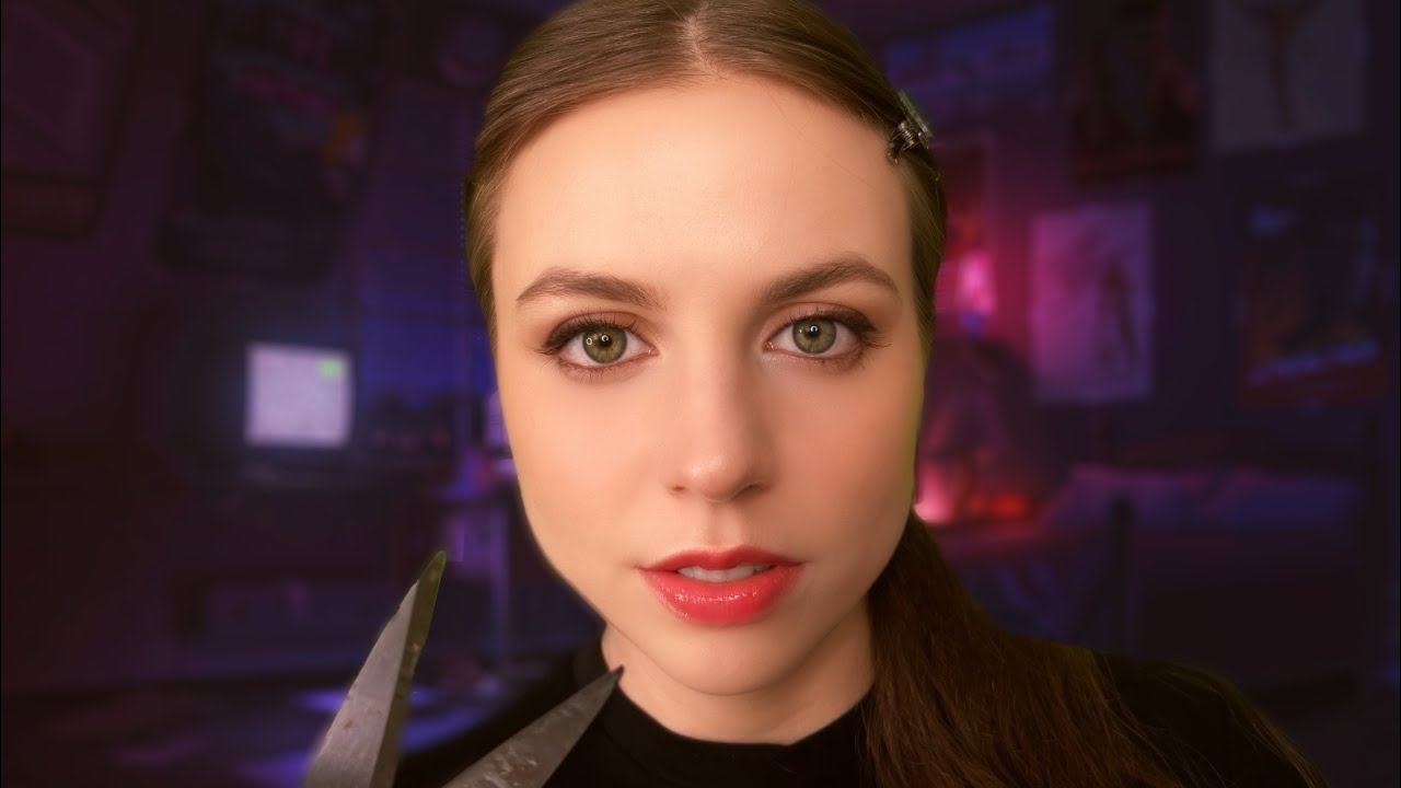 ASMR Obsessed Goth Girl Cuts & Plucks Your Cursed Aura Roleplay (ASMR ...