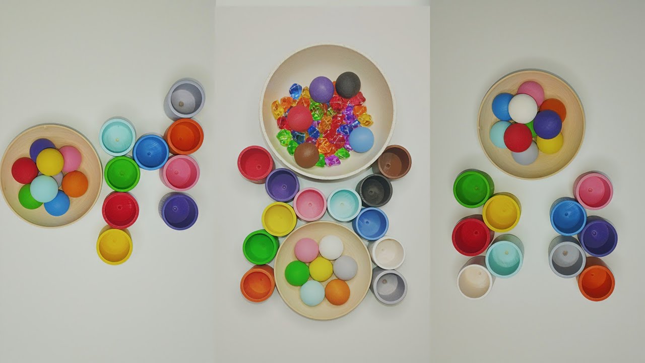 Satisfying Color Sorting - YouTube