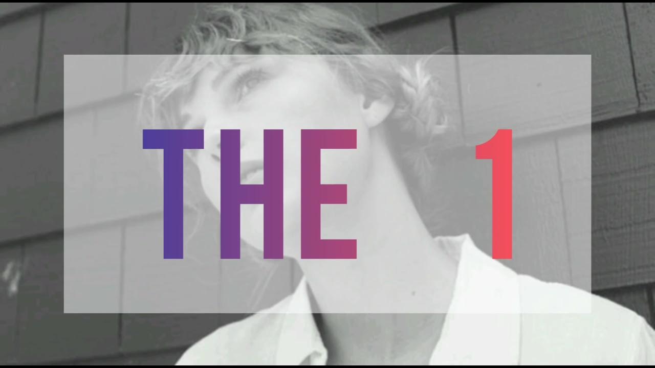 Taylor Swift- The 1 (Lyrics Video) - YouTube