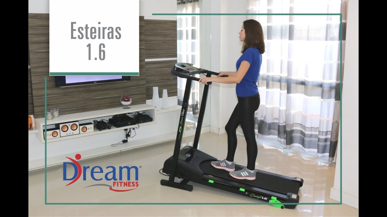 Esteiras Eletrônicas - Modelo 1.6 (Dream Fitness) - YouTube