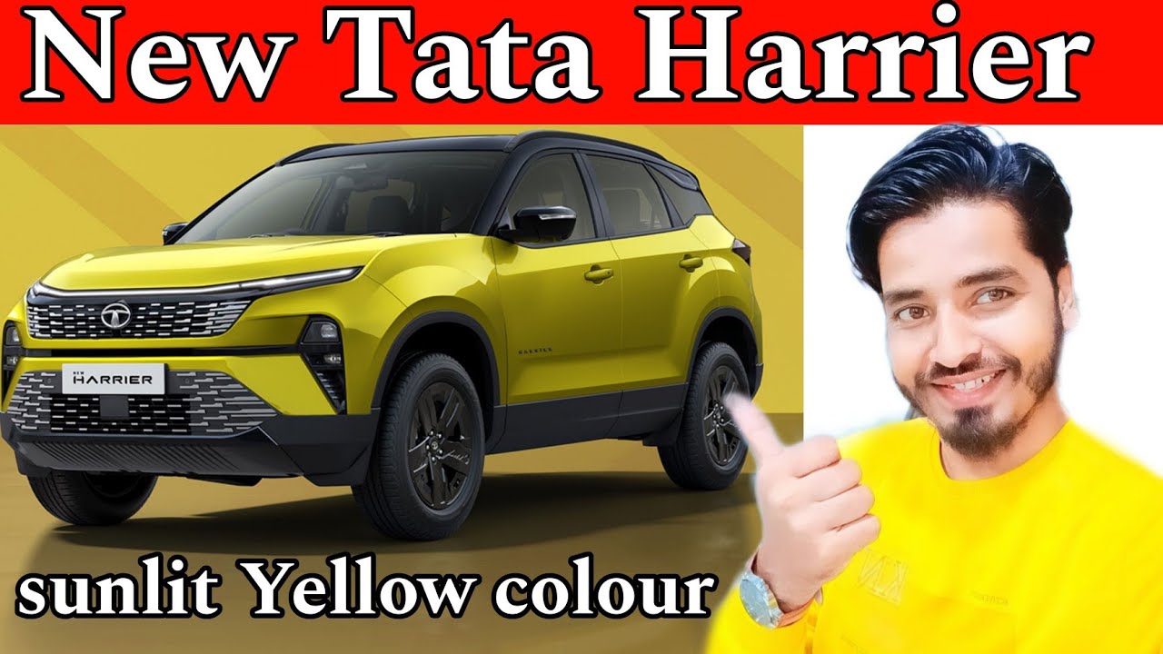 New Tata Harrier Sunlit Yellow Colour #tataharrier #irfanalikhanytvlogs ...