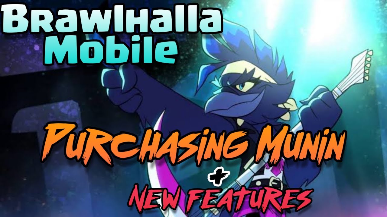 Purchasing Munin + *New Emoji Feature* Mobile Brawlhalla - YouTube
