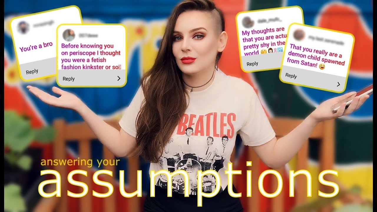 Answering Your Assumptions - Let's Get Real! - YouTube