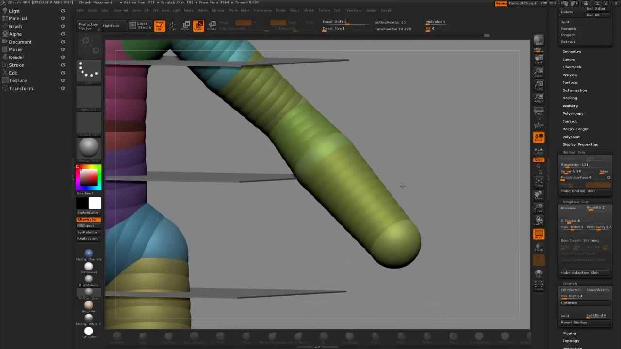Sci-Fi Character Concept & Modeling: ZSphere Armature and Blocking. Part 1. - YouTube