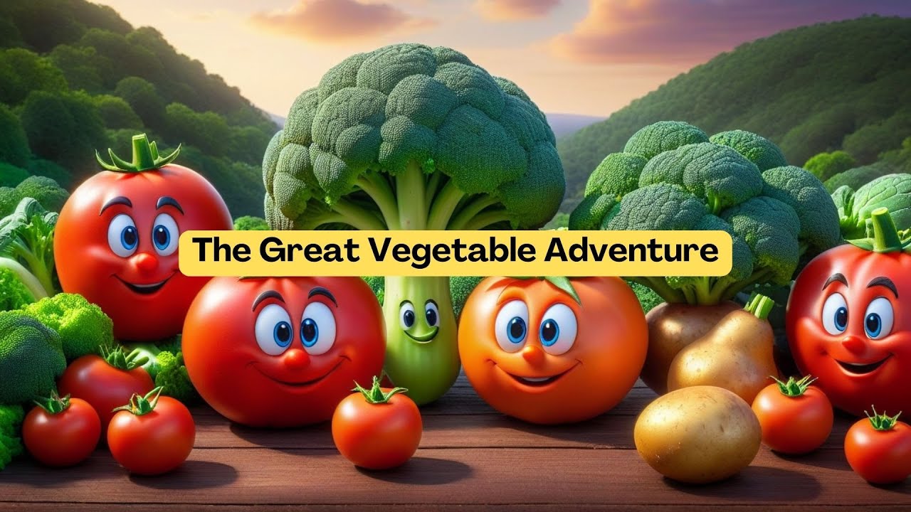 The Great Vegetable Adventure /stories for kids in english /storytime ...