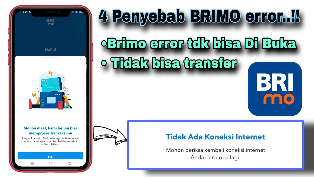4 Penyebab BriMo Error Hari ini Terbaru || BRI MOBILE gangguan Hari ini ...