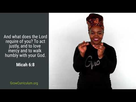 Micah 6:8- June Memory Verse - YouTube