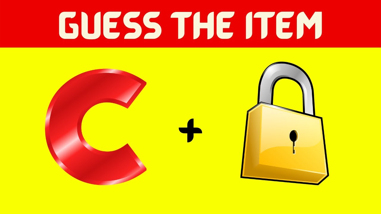 Guess The Item By Emoji #3 🛏🚪🪑 Guess The Item | Guessing Game | Junky ...