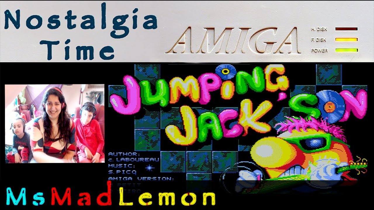 Jumping Jack Son (Game B) - Nostalgia Time Amiga - YouTube
