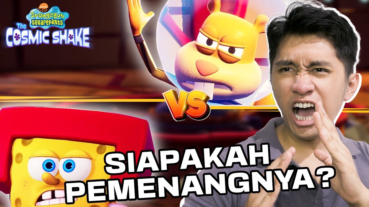 ADU SKILL KARATE SPONSBOB VS SANDY ! - Spongebob Squarepants The Cosmic ...