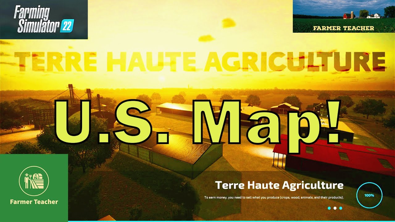 Is This the BIGGEST American Map for Farming Simulator 22? - YouTube