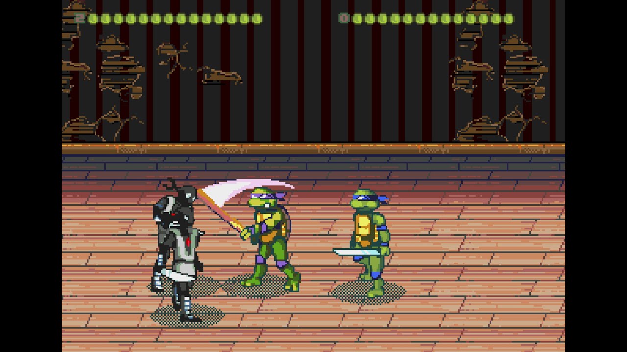 Teenage Mutant Ninja Turtles: The Legend Returns Sega Genesis 2 player ...