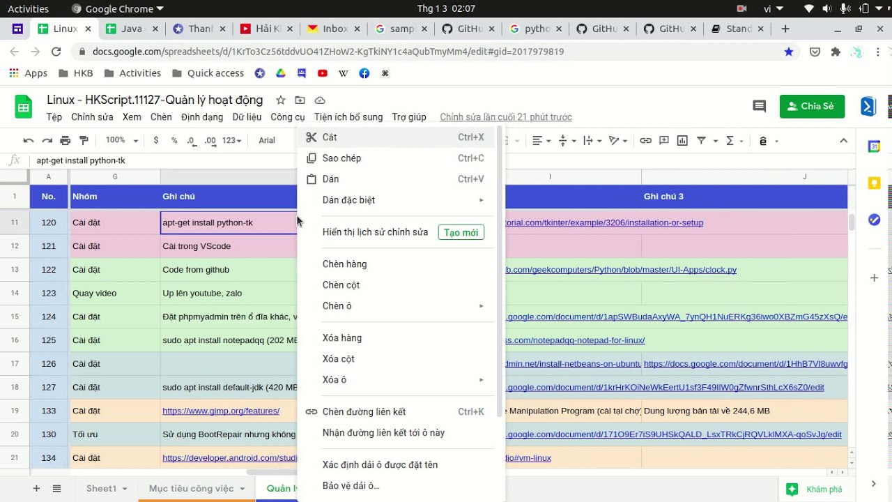 Chạy chương trình python (playing python on linux environment) - YouTube