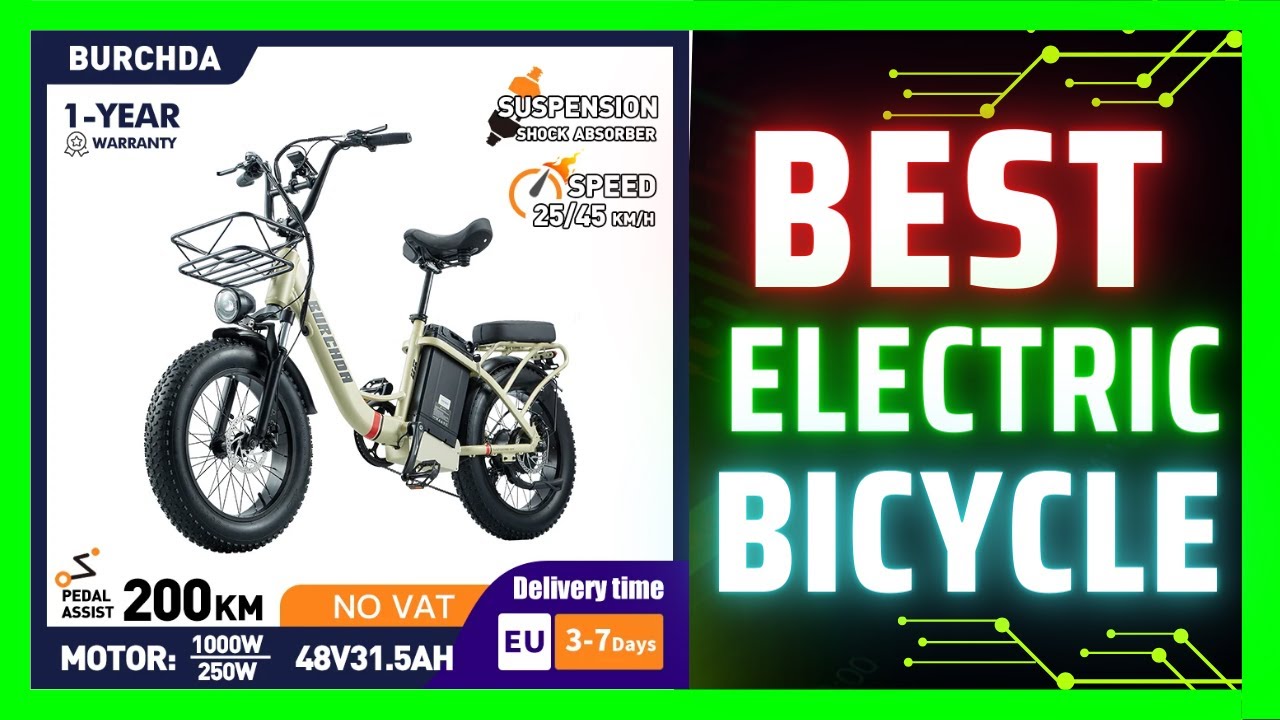 BURCHDA Bicycle U8 Electric Bike - YouTube