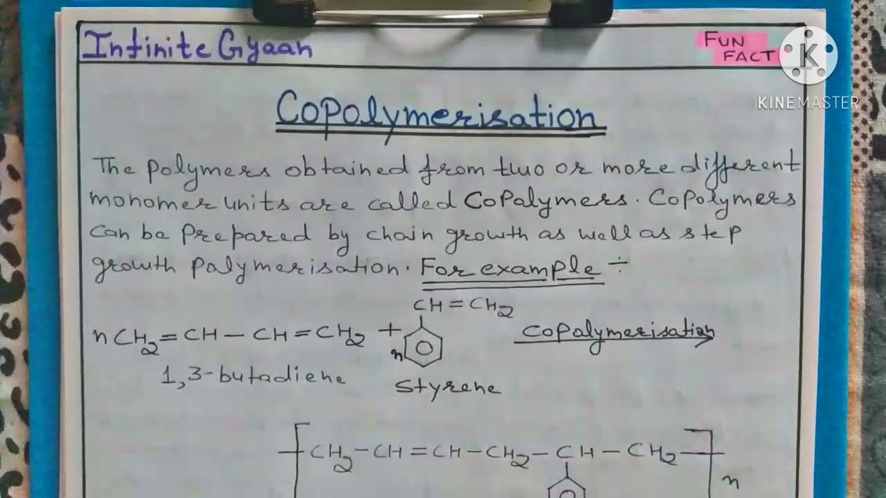 Copolymerization / polymer Chemistry - YouTube